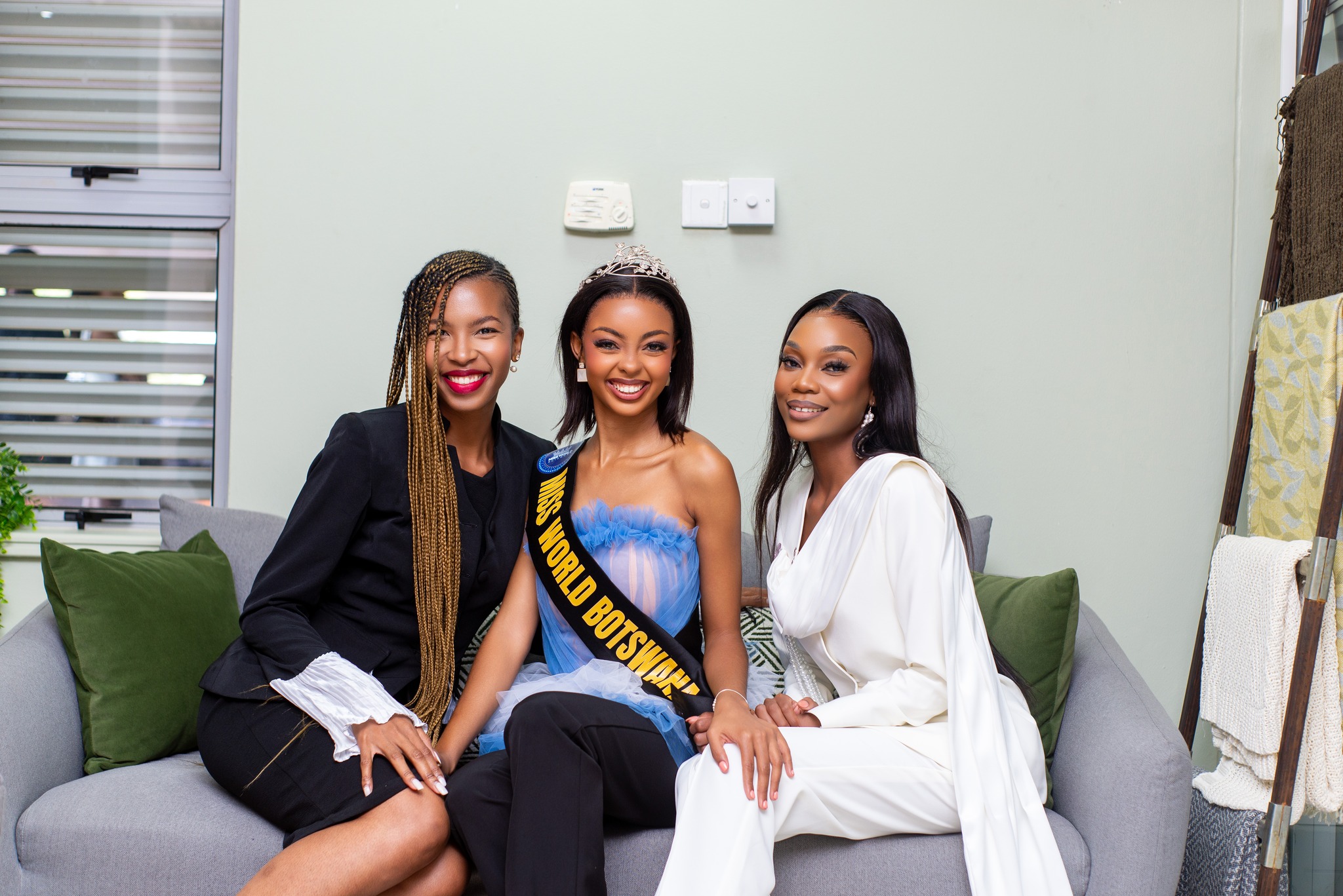 Miss World Botswana, Anicia Gaothusi Departs for the 72nd Miss World ...